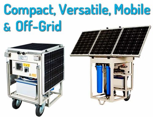 Emergency Mobile Water Purification. Off-Grid water filtration